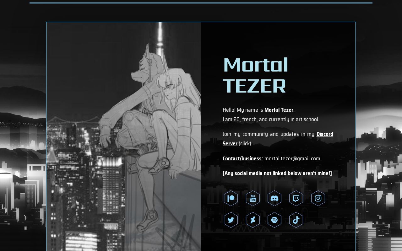 Mortal Tezer Social Media